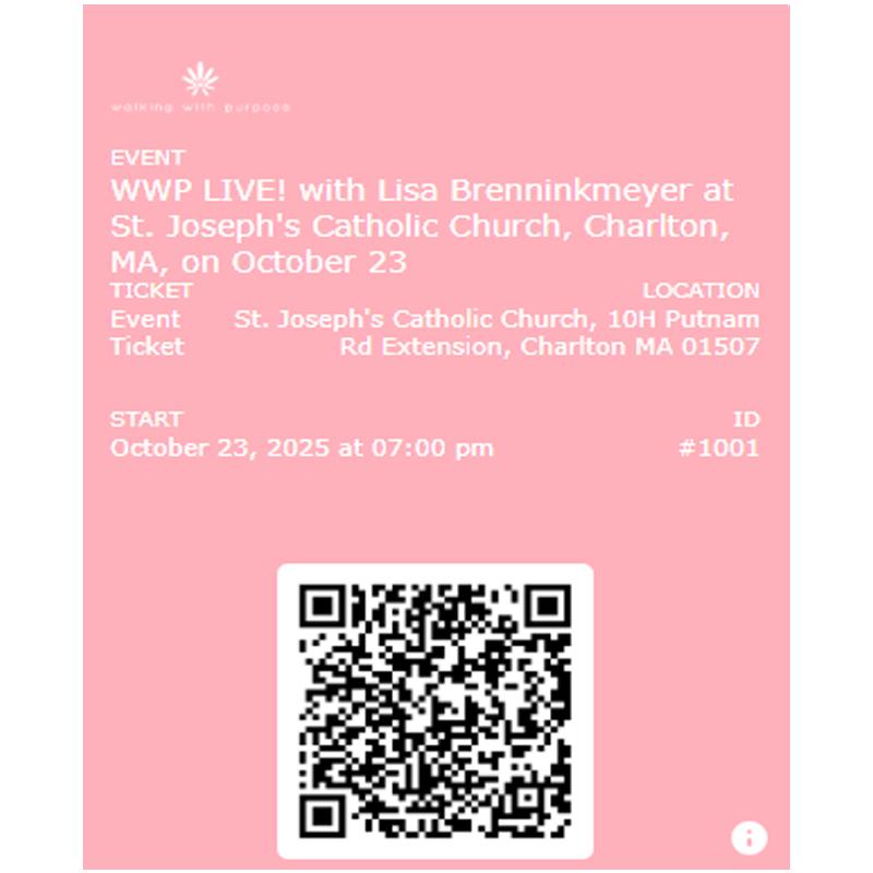 Event Registration – Walking with Purpose