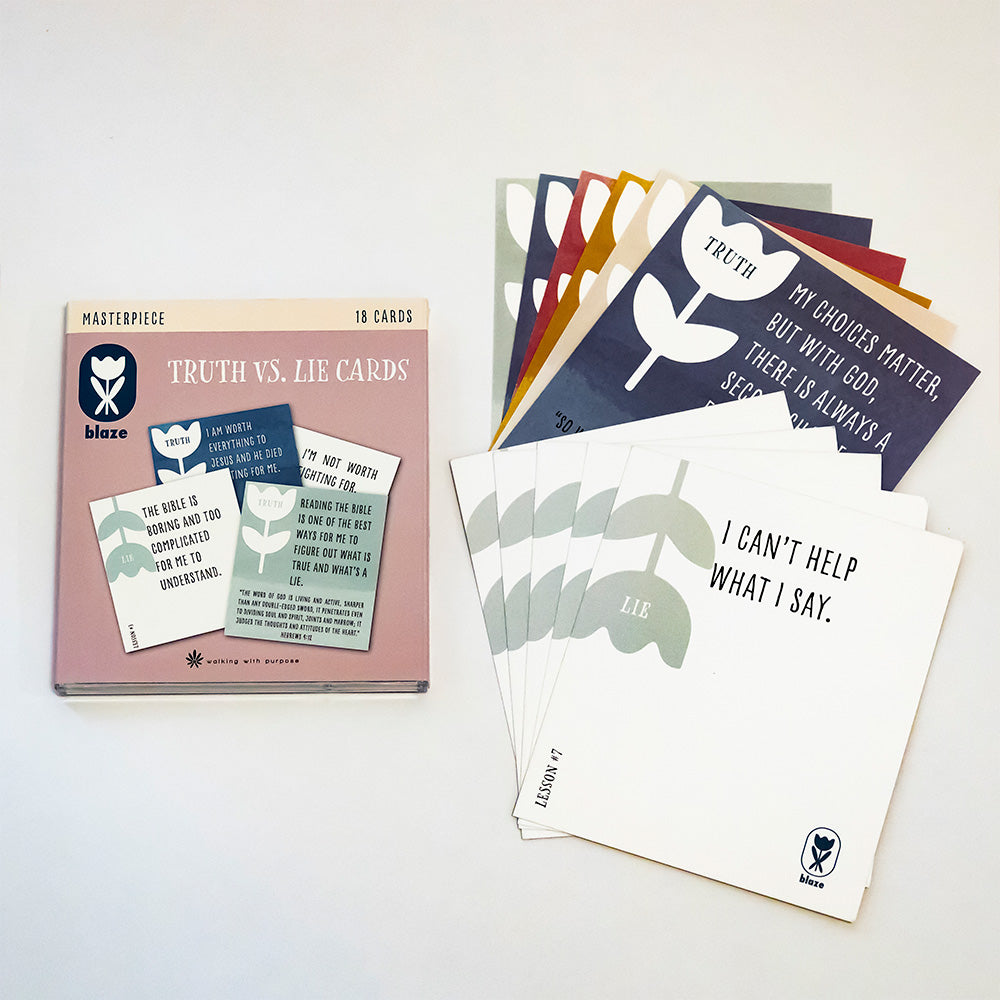 BLAZE Masterpiece Truth vs. Lie Cards – Walking with Purpose