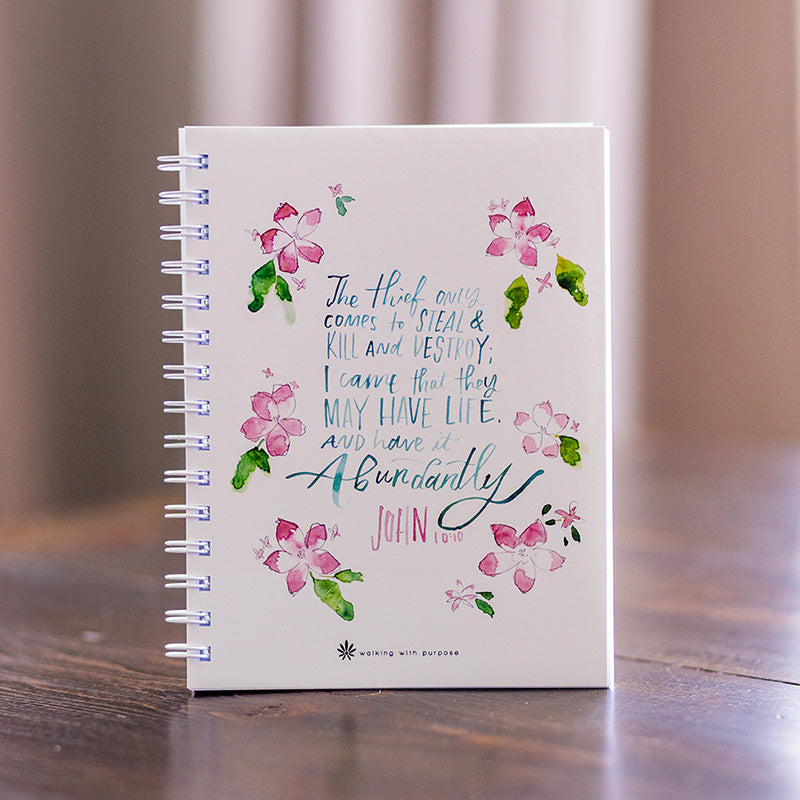WWP Scripture Spiral Notebook with Lined Pages – Walking with Purpose