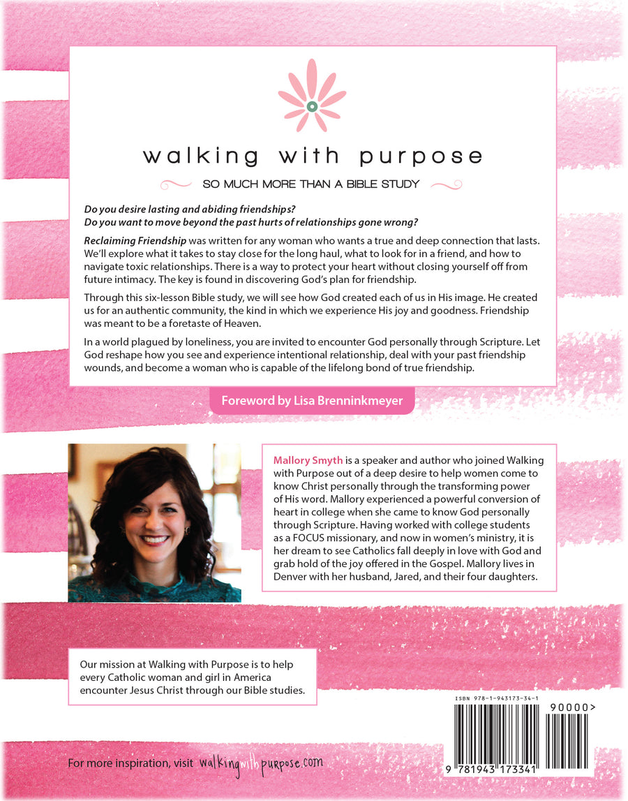 Reclaiming Friendship Bible Study – Walking with Purpose